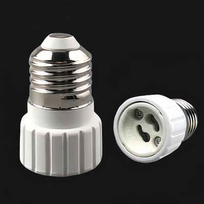 LED灯节能灯延长转换灯头灯座B22E27螺口灯头E14E40螺旋GU10卡口