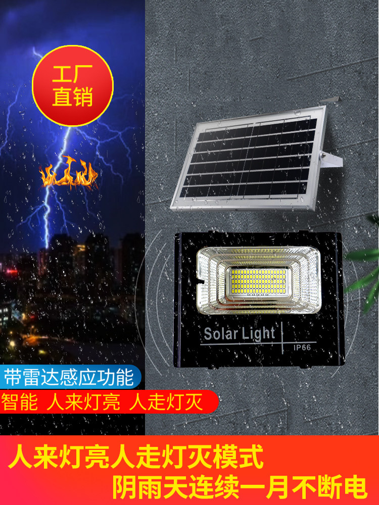 New arrival Solar Sensor Light Radar Human Body Sensor Home Outdoor ...