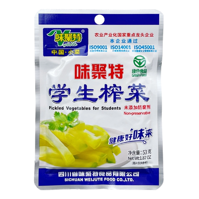 味聚特学生53g早餐四川榨菜丝