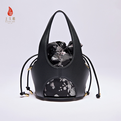 SAINTJOY/上久楷宋锦拎包 芙蓉锦鸡百花图 BWS25A0601