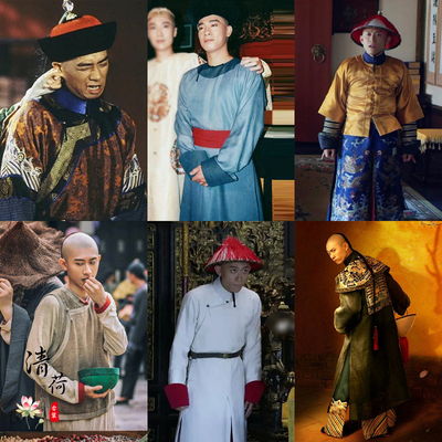 黄马褂清朝影视古装鹿鼎记同款