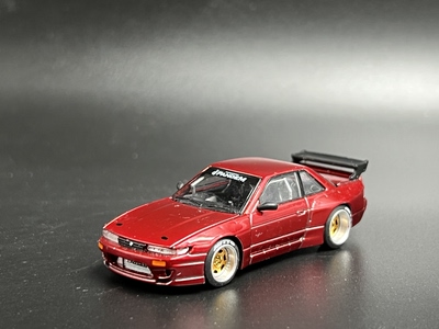 Poprace 1/64 日产 尼桑 S13 Pandem 印尼IMA 合金汽车模型 散瑕