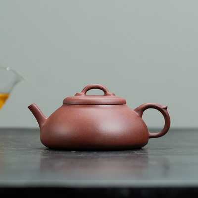 宜兴紫砂壶原矿手工半月底槽清