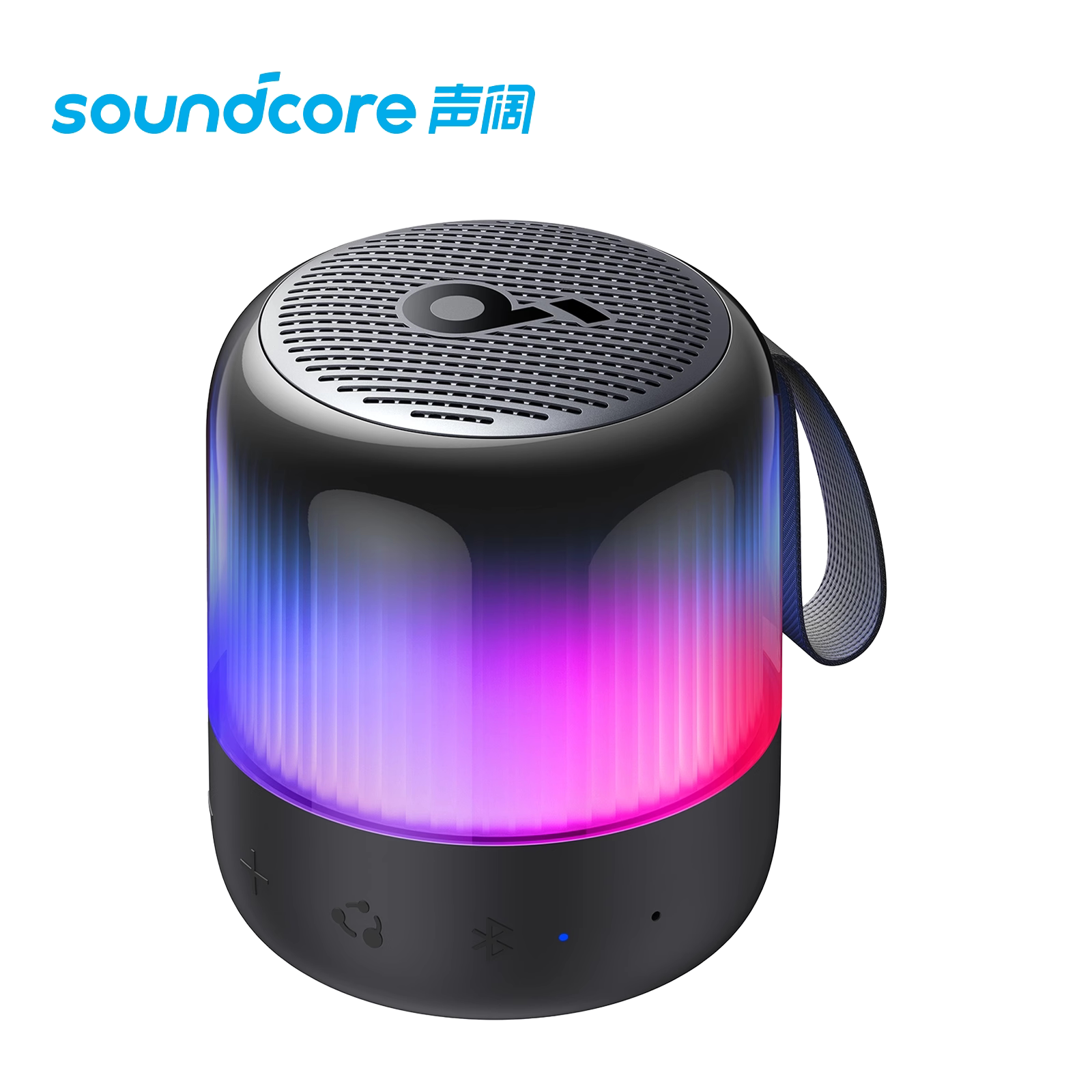 声阔Glow mini霓虹低音炮无线迷你智能蓝牙小音箱 小型音响高音质