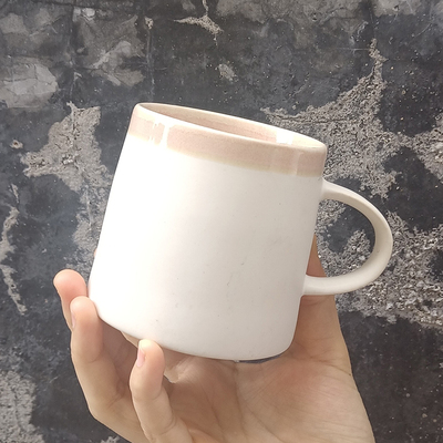 食魔师简约陶瓷马克杯尾货清仓处理家用早餐牛奶杯咖啡水杯 280ML