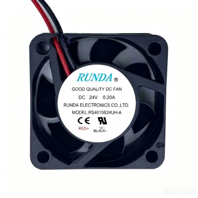 RUNDA润达RS4020B/L24D/L/SH-S/A/RS RS4015B24VH/M-A 24V风扇4CM