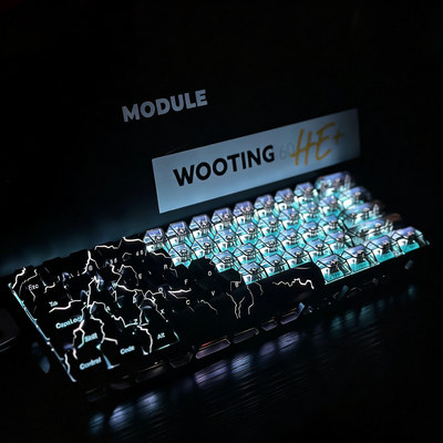 wooting60v2键盘pcb满改成品现货