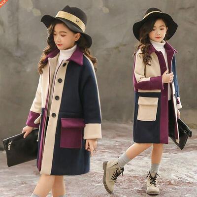 Girls Jacket Autumn Winter Jackets For Girls Wool Coats Fash