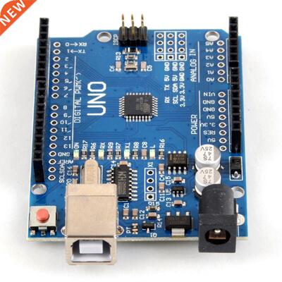 New 1 PCS Microcontroller ATmega28 UNO R SCM & USB Cable