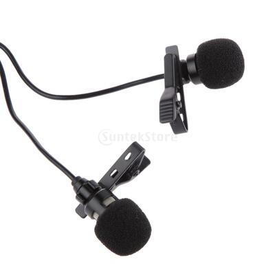 Black Electret Condenser Type Mobile Microphone for Mobile P