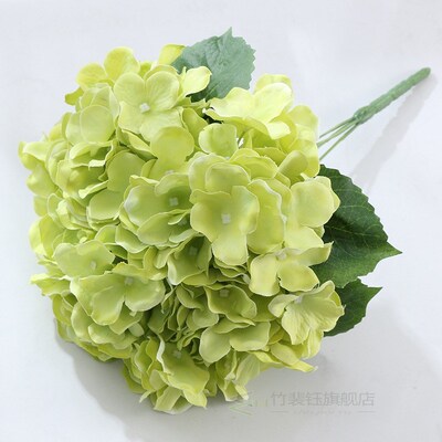 Artificial Flower for Decoration 5 Heads Silk Hydrangea for