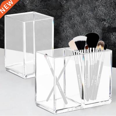 Acrylic Cosmetic Brush Storage Tube Transparent Eyebrow Penc