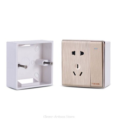 86X86 PVC Thickening Junction Box Wall Mount Cassette  Switc