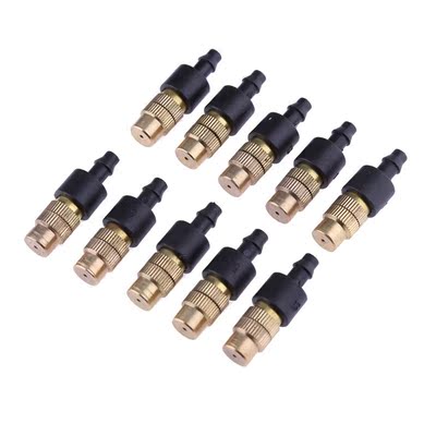 10pcs 4/7 PVC Brass Sprinkler Head Garden Tool Spray Misting