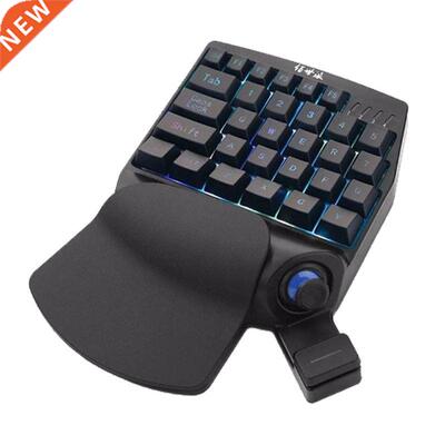 Wred Gamng Keyboard Mechancal Left-Hand Key Board Automat