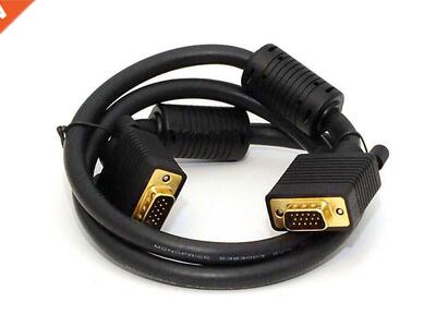 SVGA Super VGA M/M Monitor Cable w/ ferrites (Gold Plated) ,