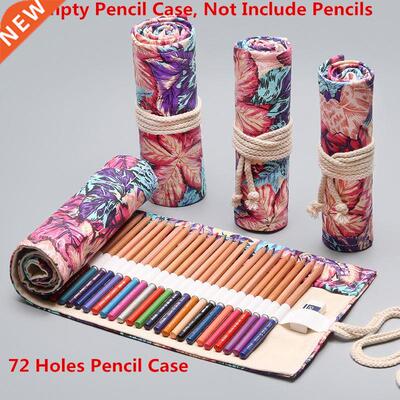 *12/24/36/48/72Holes Color Maple leaf Pencil Case Leaves Rol