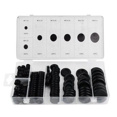 170 Rubber Grommet Assortment Firewall Hole Plug Set Electri