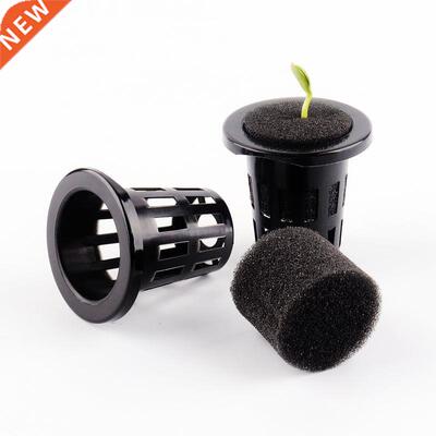 100pc Hydroponics Block Cloning Collar Black Rooting Sponge
