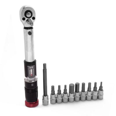 cscm-20s 11PCS 4-20Nm Preset Torque Wrench Bit Set Portable