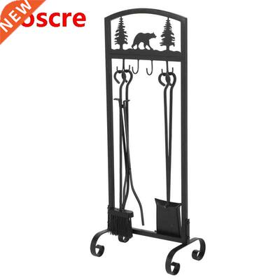 Fireplace Tool Set 5Pcs Fireplace Tools Indoor Wrought Iron