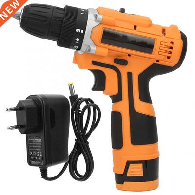 12V Rechargeable Electric Drill Screwdriver Household Lithiu