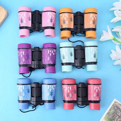 4x30 Binoculars Plastic Children Colorful Lightweight Telesc
