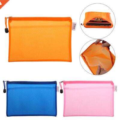1pc Folder for documents Capacity A5 Zipper File Pocket Stor