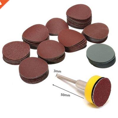 100pcs 25mm High Quality Sanding Discs + 1 Abrasives Hook &a