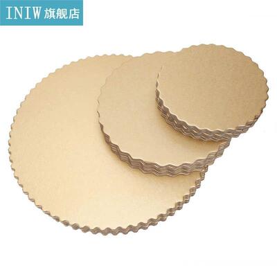 10PCS Double-Sided Pattern Round Cake Boards Reusable Cake T