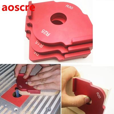 Quick-Jig Router Table Bit Corner Jig Templates Woodworking
