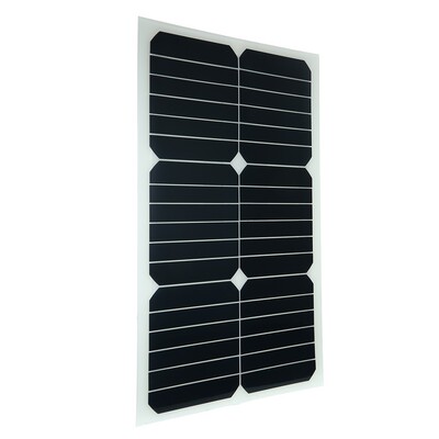 20W 12V Mono Semi-flexible Solarpanel W/ Sunpower Chip For B