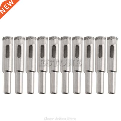 10Pcs 10 mm forage diamant base Coated Bits Scie Carreaux ve