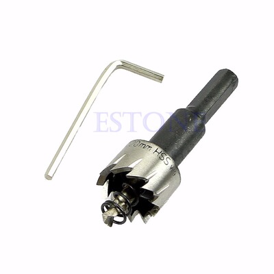 20mm HSS Carbide Tip Drill Bit Hole Saw Set L15