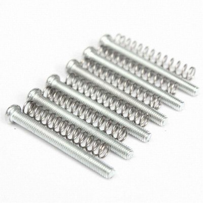6Pcs Chrome Guitar Humbucker Pickup Adjust Height Screws and