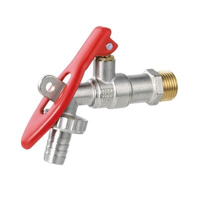 1/2		 Brass Thread Water Tap Lockable Washing Machine