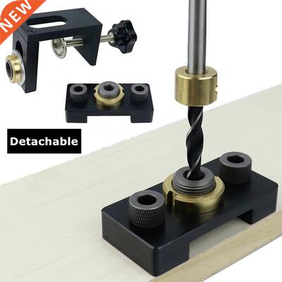 Adjustable Woodworking 3 in 1 Doweling Jig Kit Pocket Hole J