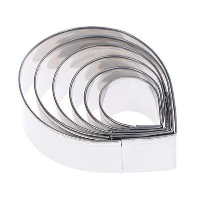 6Pcs/set  Baking 3D Mould Cookie Cutters Fondant Cake Bis