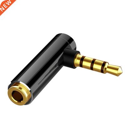 Audo Jack 3.5mm to 3.5mm Rght Angle Male to Female Stereo