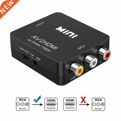 AV/RCA CVBS To Adapter 1080P Video Converter HDMI-compatible