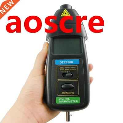 2in1 Professional Photo Contact Tachometer 2.5~999.99RPM Dig