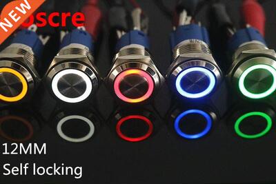 1pcs 12mm Waterproof Latchng Flat Round Stanless Steel Met