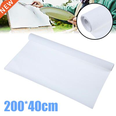 *1 Roll White Stretched Blank Canvas Painting Oil Drawing C