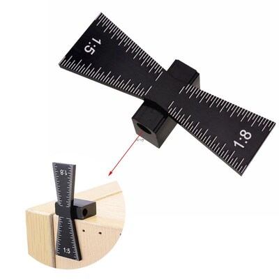 Swallow Tail Dovetail Marker Aluminum Alloy Hand Cut Wood Jo