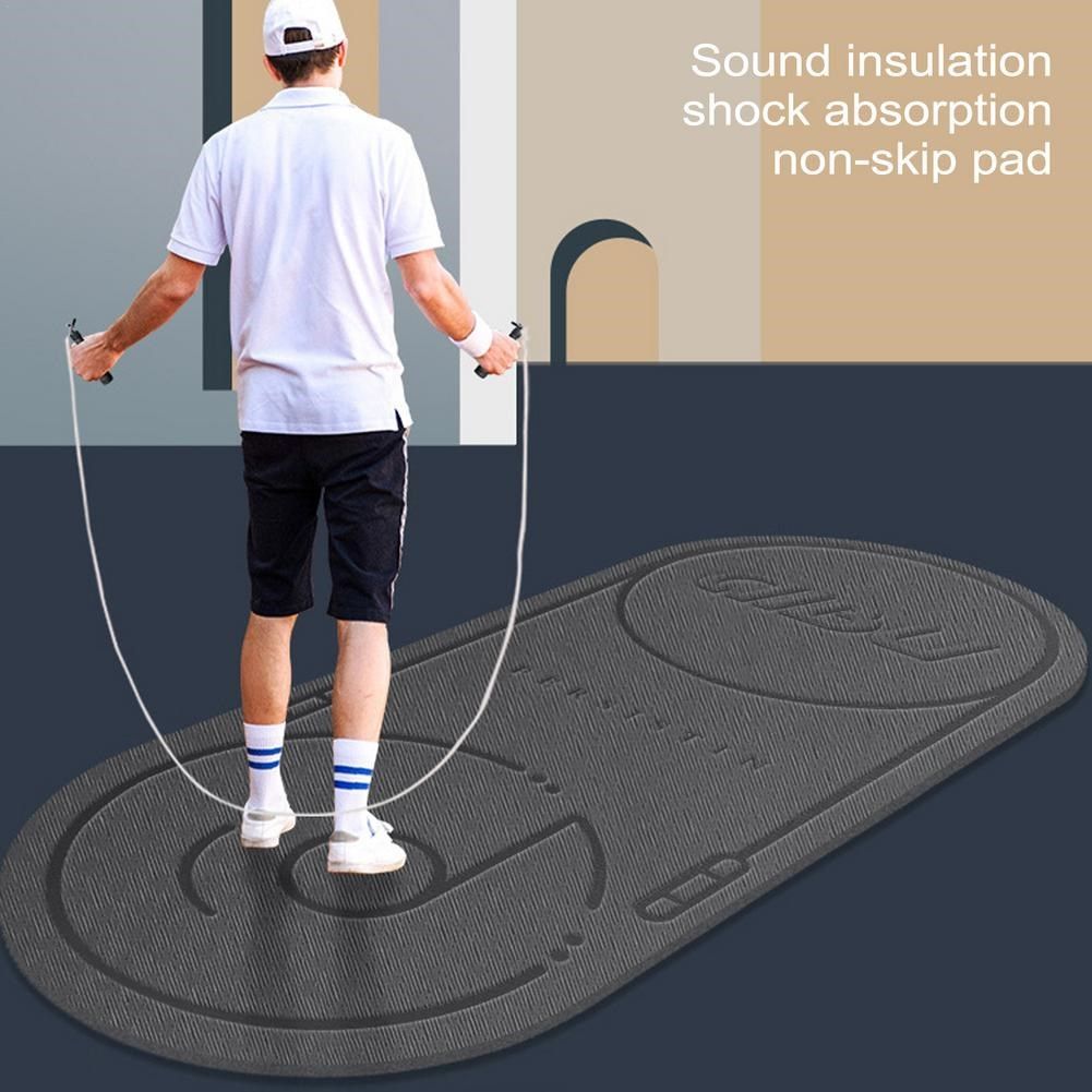 Jump Rope Mat Exercise Cushioning Mute Yoga Mat Sound_虎窝淘