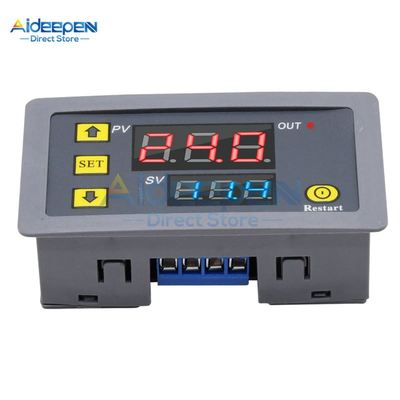 AC 110V 220V 12V Digital Time Delay Relay Dual LED Display C