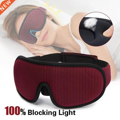 Blocking Light Sleep Eye Mask Soft Padded Travel Shade Cover