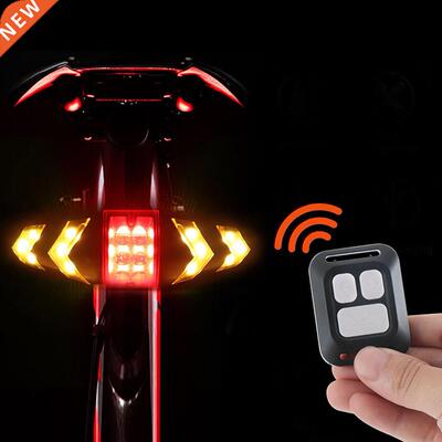 Rear Lamp Smart Bike Wireless Remote Turn Signal Lights Bicy