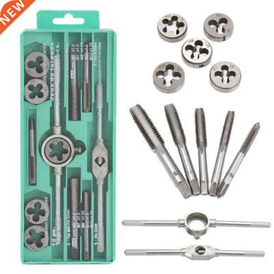 12pcs Hand Tools De Set Metrc Tap&De Set Tap And De Wren