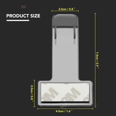 2pcs new car Parking Ticket Holder Clip Sticker For vw golf